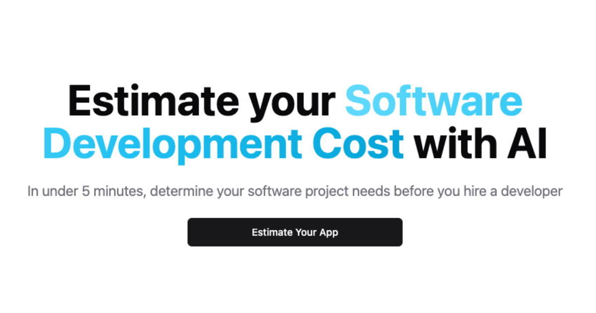 MVPScope | AI Software Development Cost Estimator